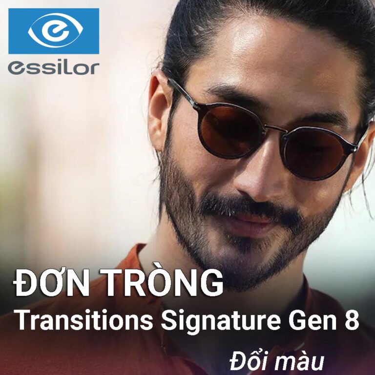 Tròng kính Essilor Transitions Signature Gen 8 - Chính hãng Tròng kính Essilor Transitions Signature Gen 8 - Chính hãng
