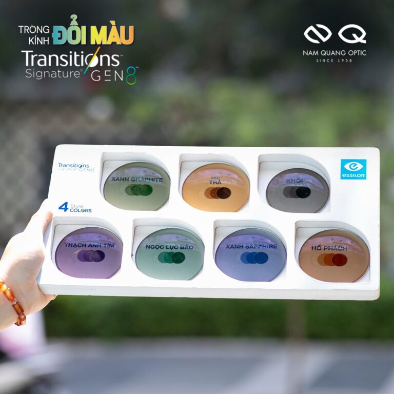 Tròng kính Essilor Transitions Signature Gen 8 - Chính hãng